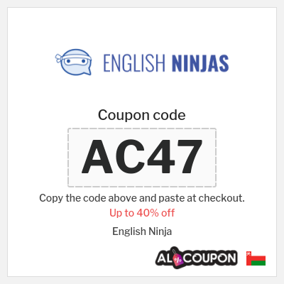 English Ninjas coupon code Oman | Up to 40% off