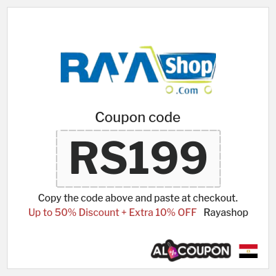 Raya Shop coupon code Egypt | Raya Online Shop Offers