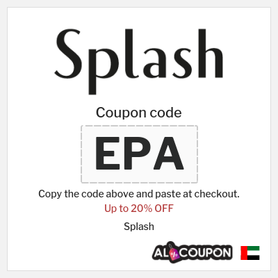 Splash coupon code UAE | BIG Splash Offers & Sale
