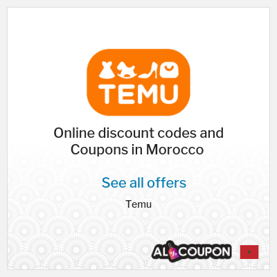 Temu discount code Morocco | App All Your Family Needs