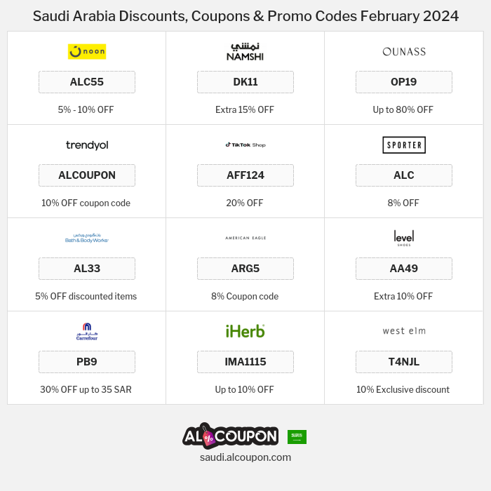 Al Coupon - Saudi Discount Codes