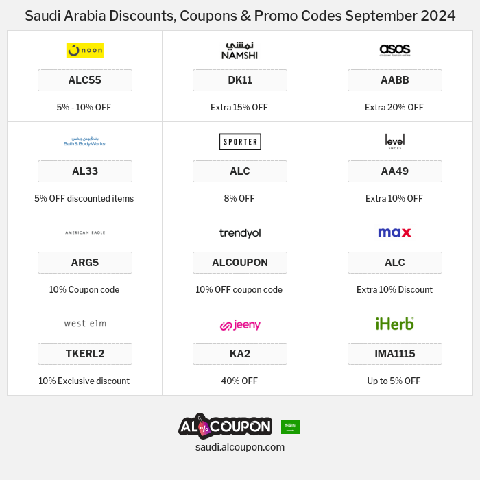 Al Coupon - Saudi Discount Codes