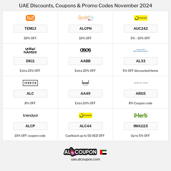 Al Coupon - UAE Discount Codes